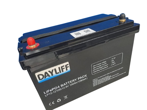DAYLIFF DLIP 1.3KWH 100AH 12V LITHIUM ION BATTERY - FREE STANDING ...